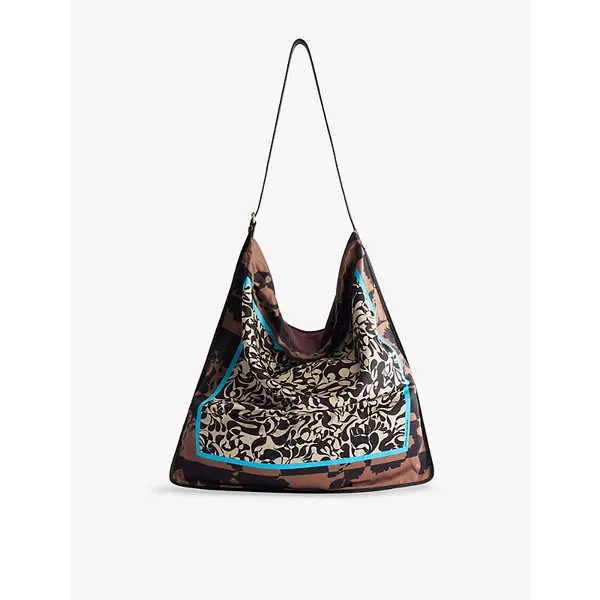 Dries Van Noten Pattern Woven Shoulder Bag