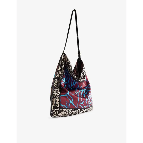 Dries Van Noten Pattern Woven Shoulder Bag