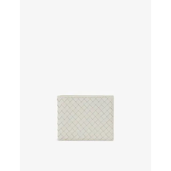 REISS Quincy Leather Wallet - Off White