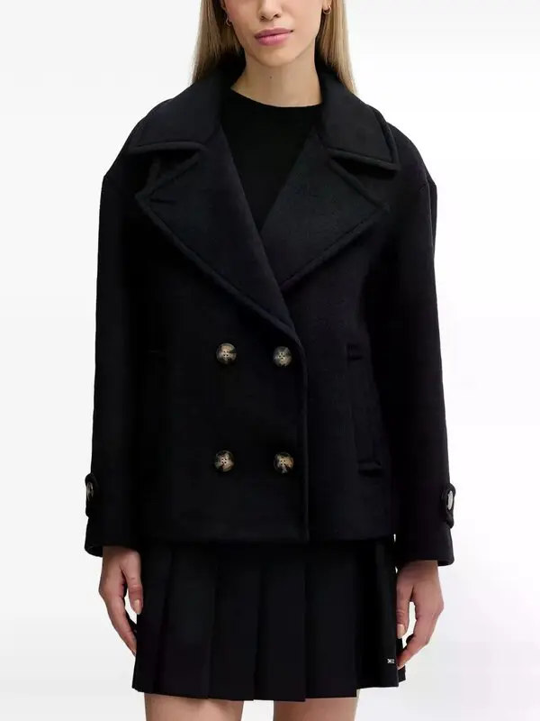 Sisley Buttoned Long-sleeve Jacket