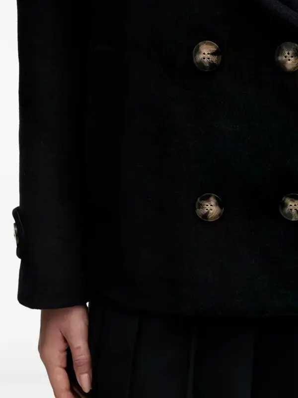 Sisley Buttoned Long-sleeve Jacket