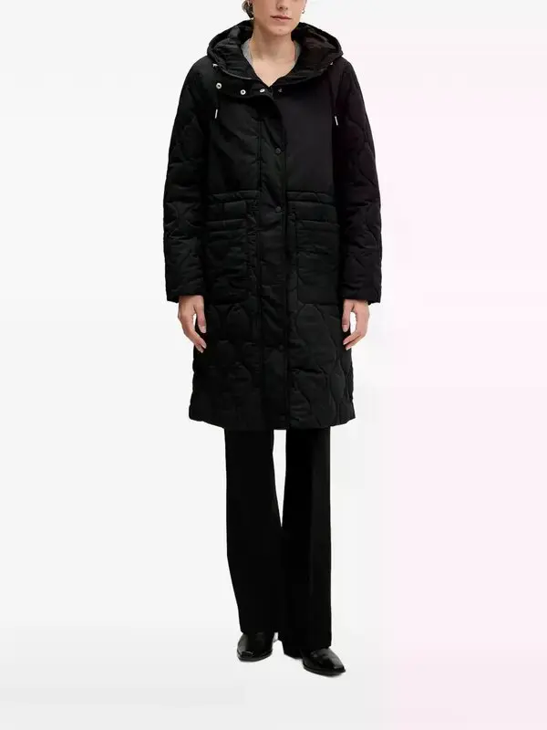 Sisley Hooded Quilted Coat