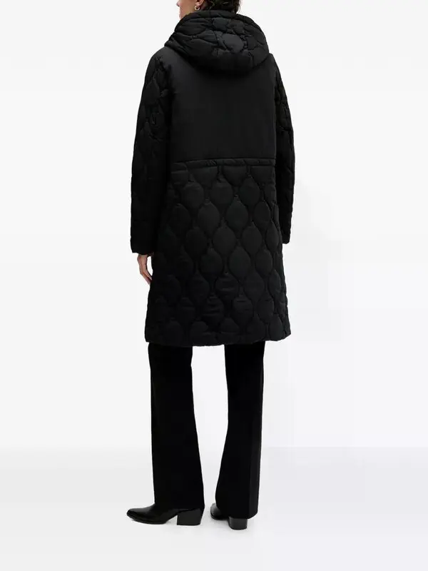 Sisley Hooded Quilted Coat