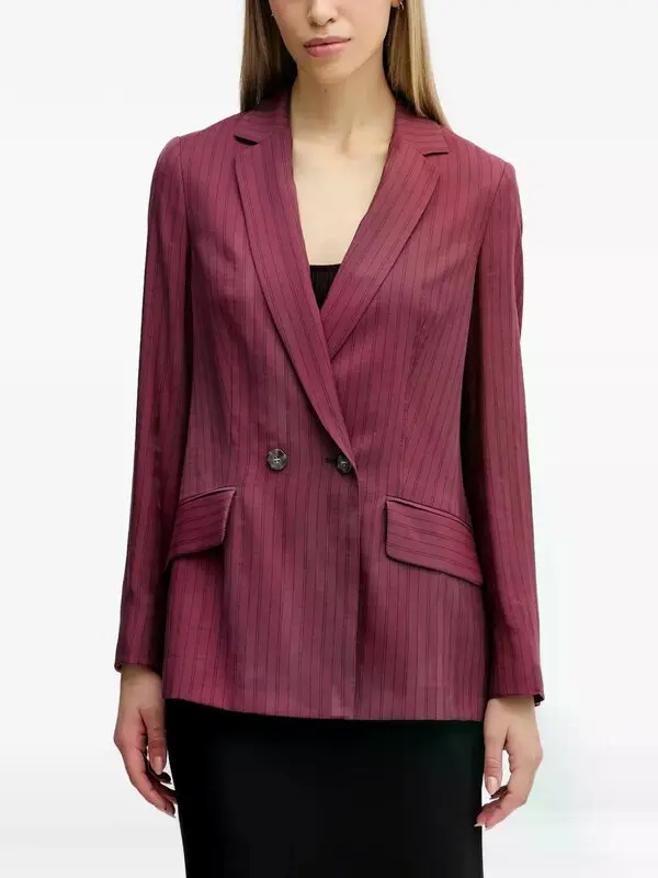 Sisley Pinstripe Double-breasted Blazer