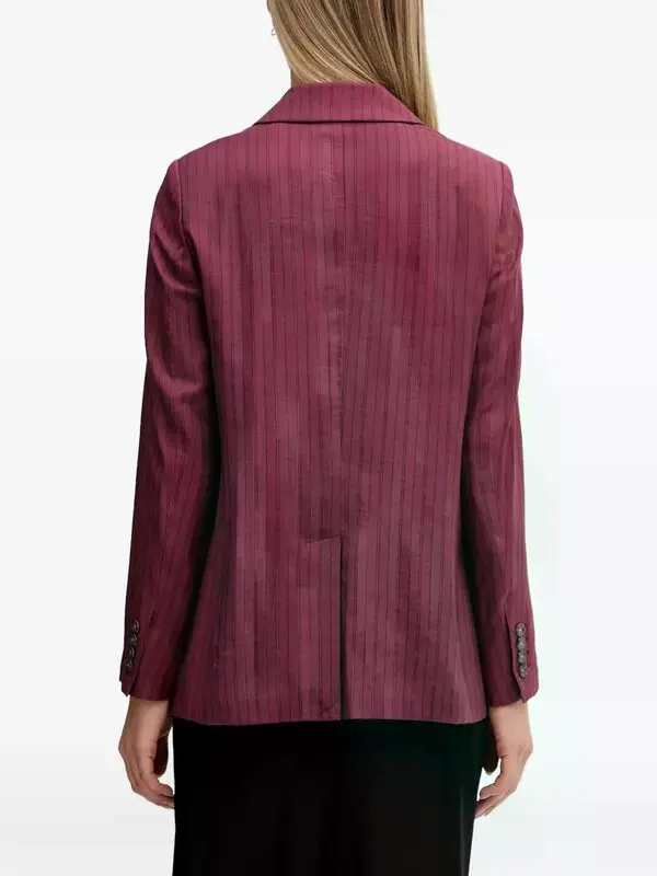 Sisley Pinstripe Double-breasted Blazer