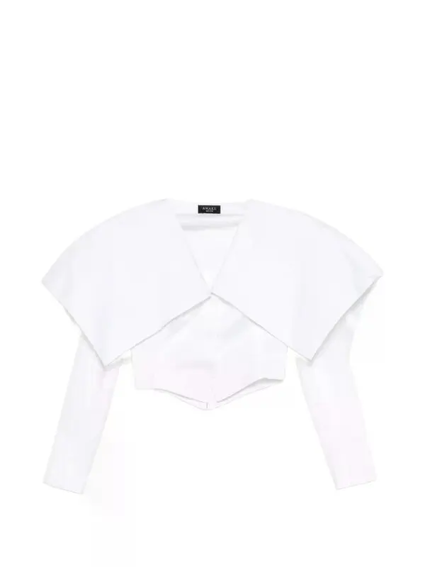 A.W.A.K.E. Mode V-neck Jacket - White