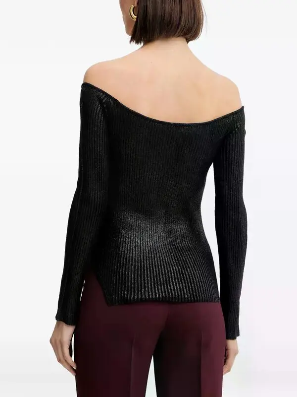 SIMONA CORSELLINI Long-sleeve Off-shoulder Sweater