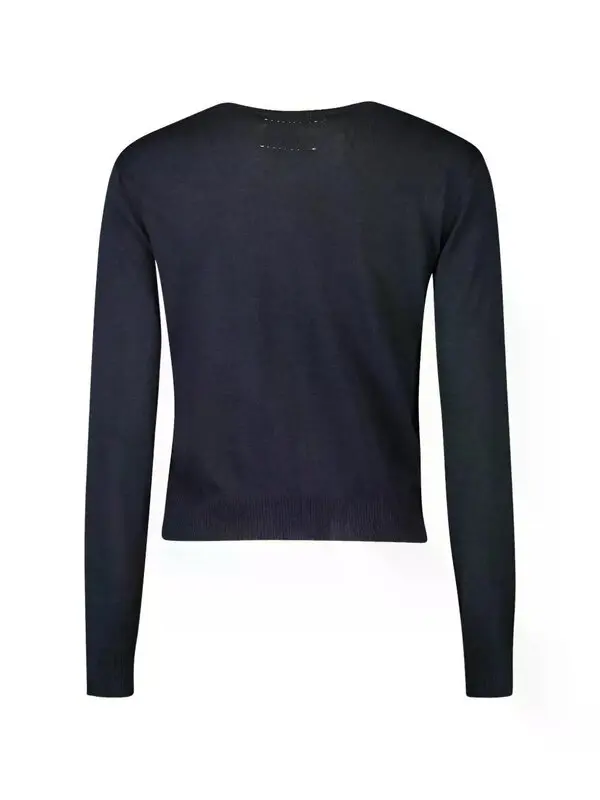 LARS ANDERSSON Crew-neck Long-sleeved Cardigan