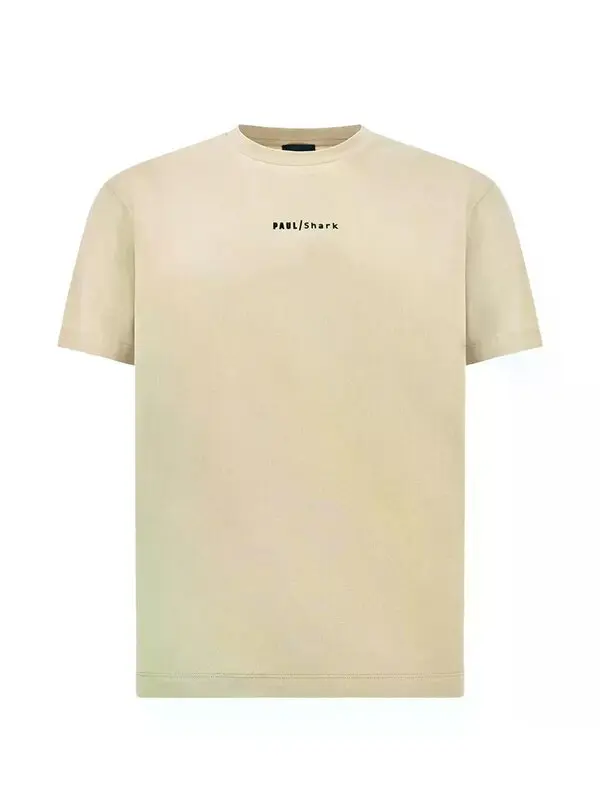 Paul & Shark Logo-print Jersey T-shirt - Neutrals