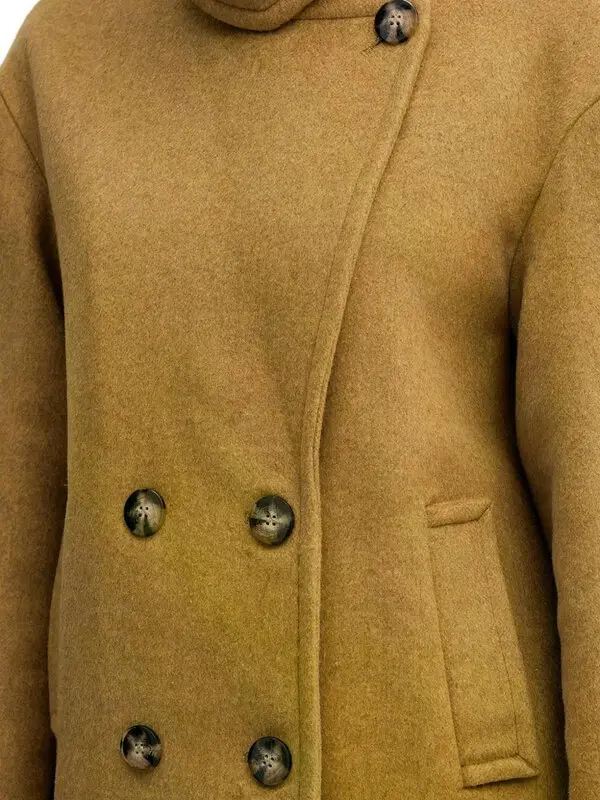 Sisley Buttoned V-neck Jacket