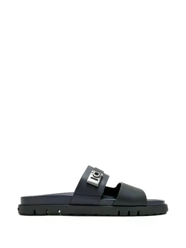 FERRAGAMO Hug Buckled Sandals - Blue