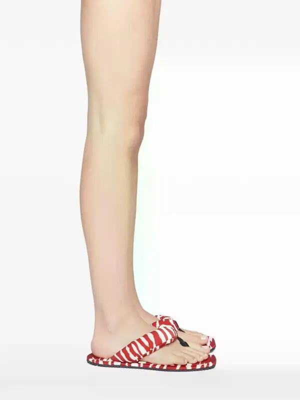 Attico Indie Thong Sandals - Red