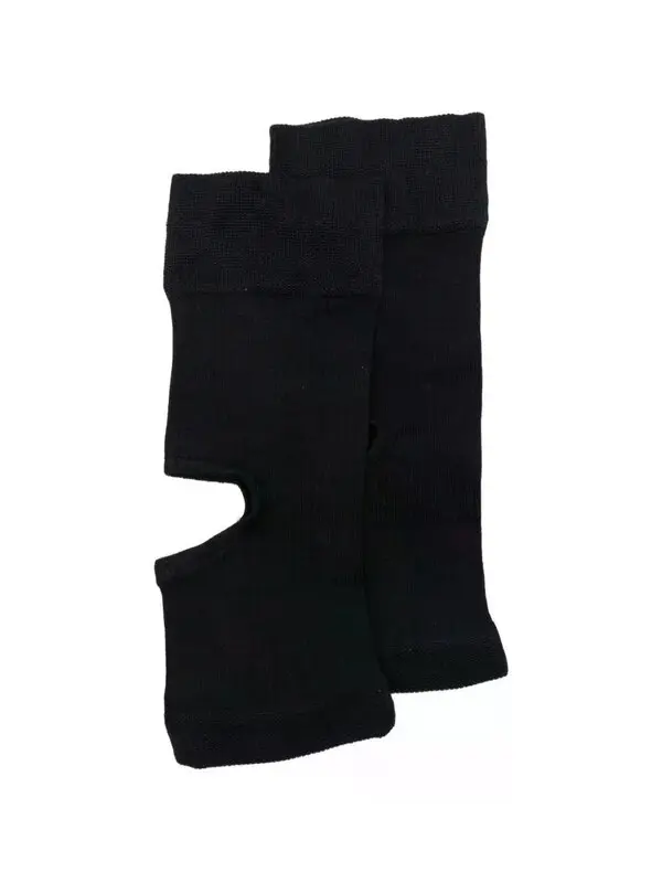 LEMAIRE Cut-out Ribbed Socks - Blue