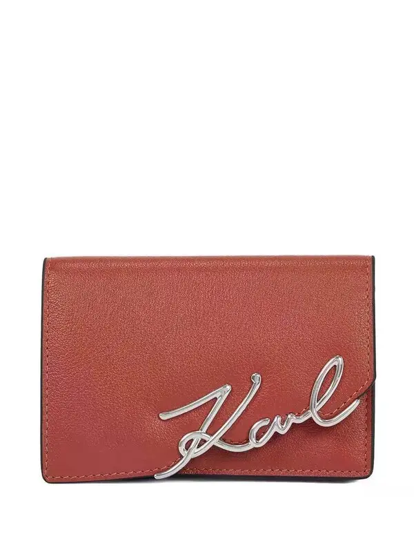 Karl Lagerfeld Logo-detail Wallet - Red