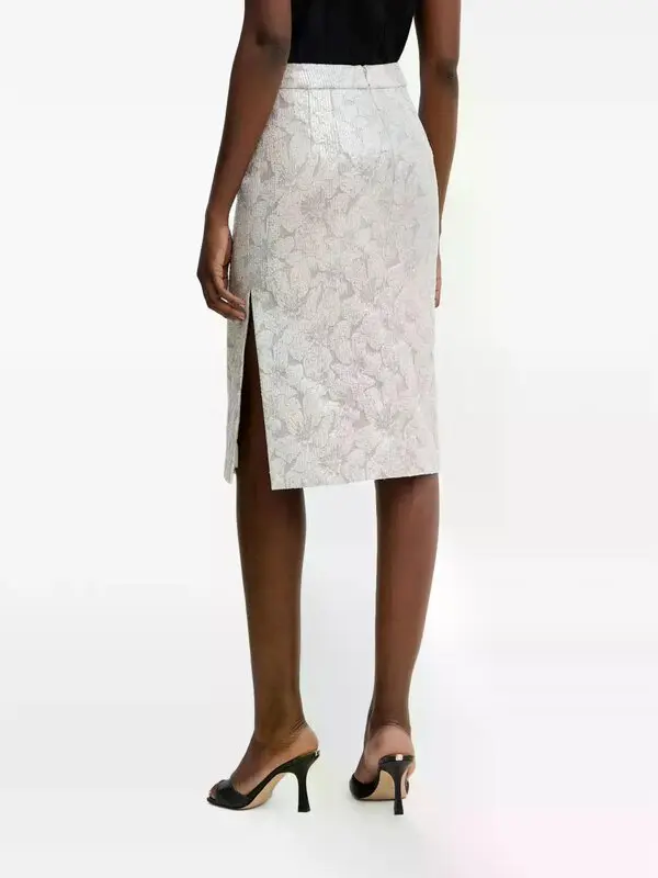 Luisa Spagnoli Floral-patterned Midi Skirt