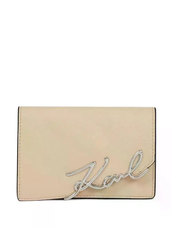 Karl Lagerfeld Logo Wallet - Neutrals