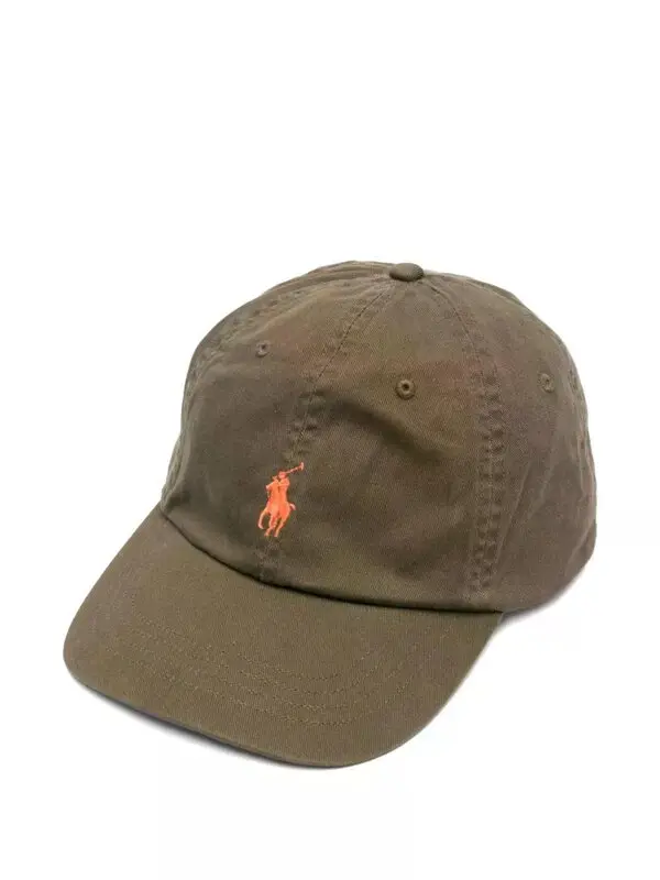 Polo Ralph Lauren Logo Embroidered Cap - Brown