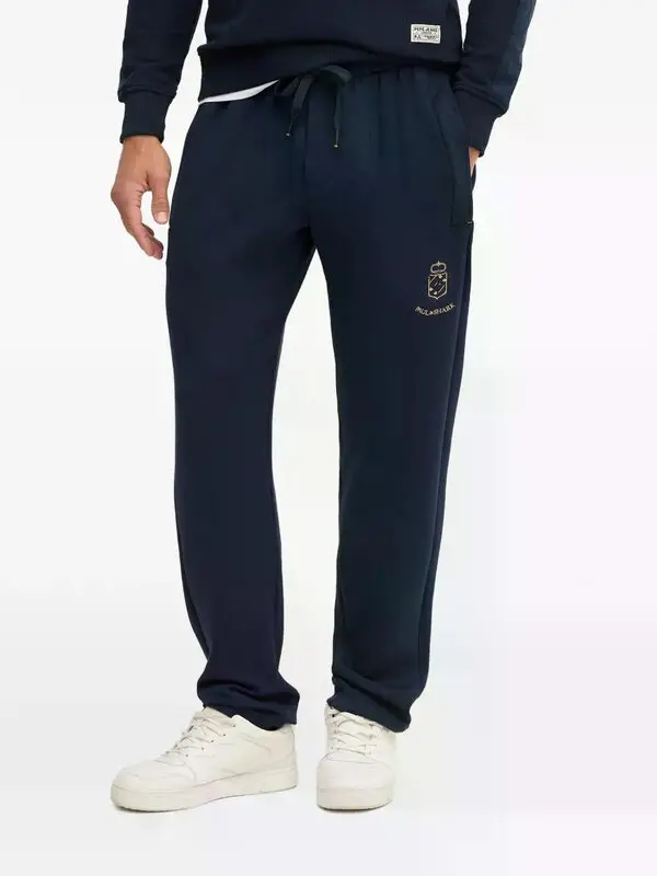 Paul & Shark Drawstring Embroidered Track Pants