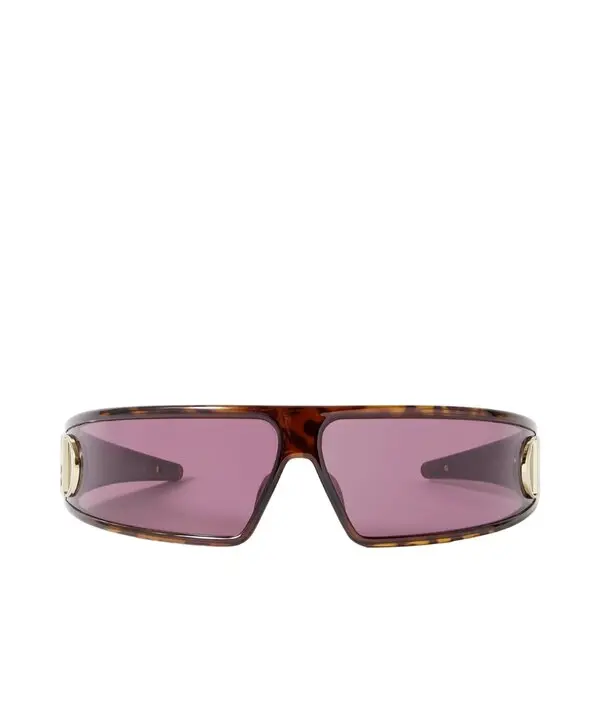Dior Wrap-around Sunglasses - Tortoiseshell