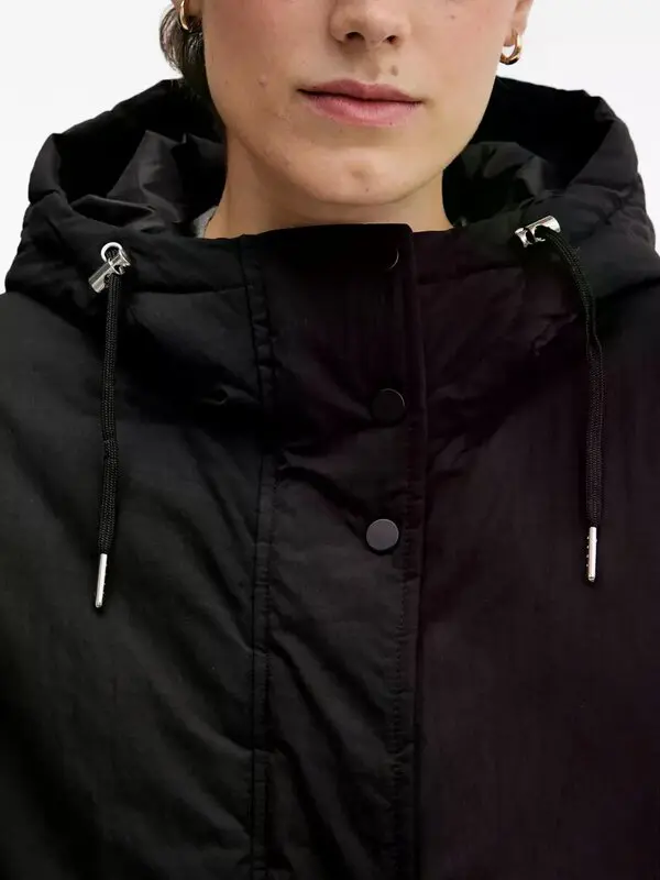 Sisley Hooded Quilted Coat
