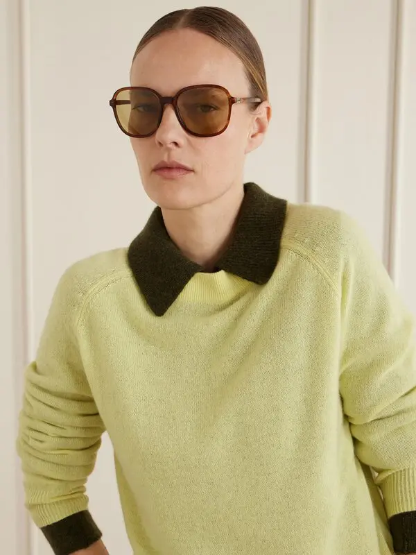 Miu Miu Round-frame Acetate Sunglasses
