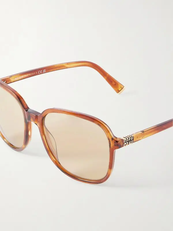 Miu Miu Round-frame Acetate Sunglasses