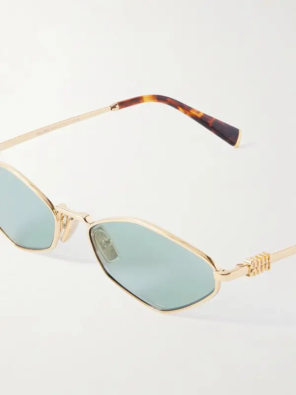 Miu Miu Oval Frame Sunglasses