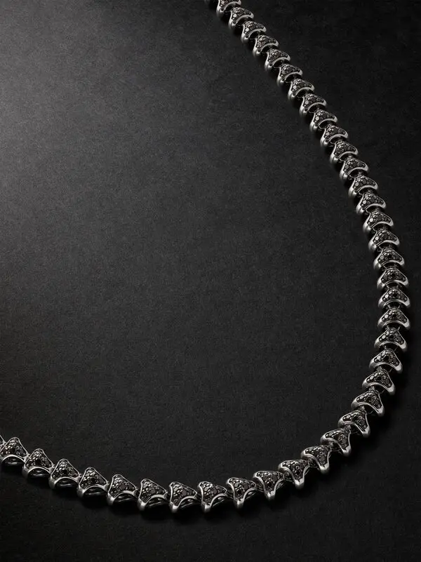 David Yurman Armory Diamond Necklace - Silver