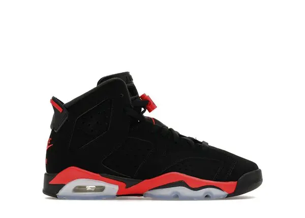 JORDAN 6 Retro - Black/light Crimson