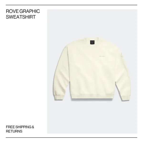 Canada Goose Rove Crew Graphic - Bone