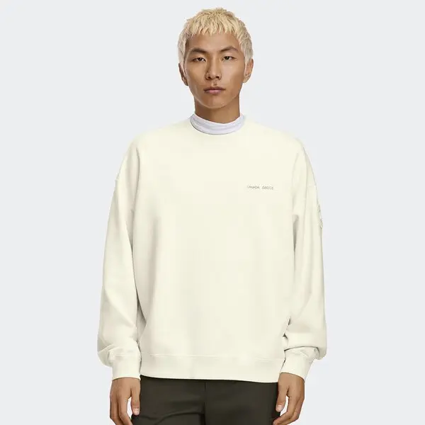 Canada Goose Rove Crew Graphic - Bone