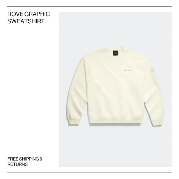 Canada Goose Rove Crew Graphic - Bone
