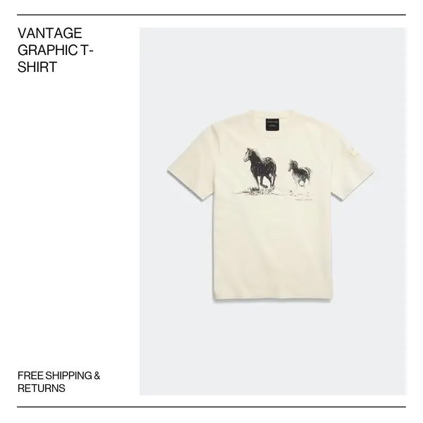 Canada Goose Vantage Graphic T-shirt - Bone
