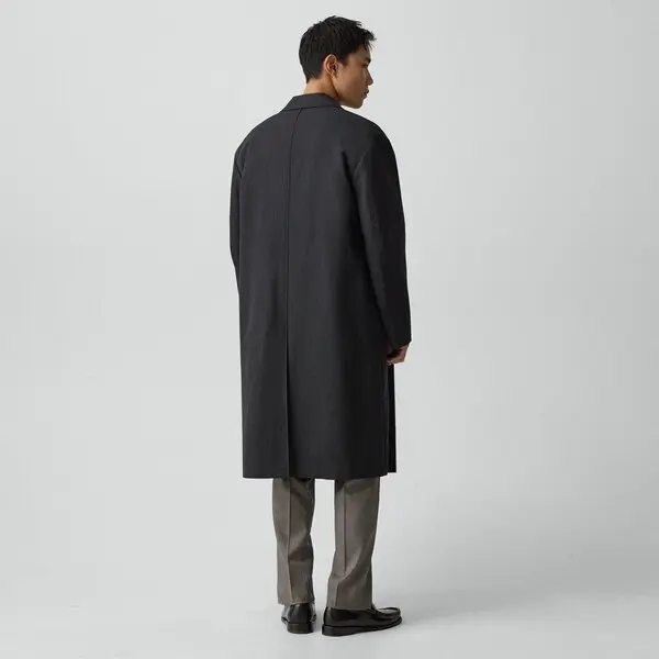 Theory Twill Blend Three-button Coat