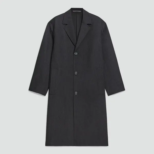 Theory Twill Blend Three-button Coat
