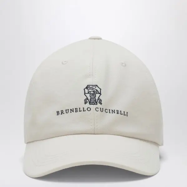 Brunello Cucinelli Cotton Baseball Cap - White