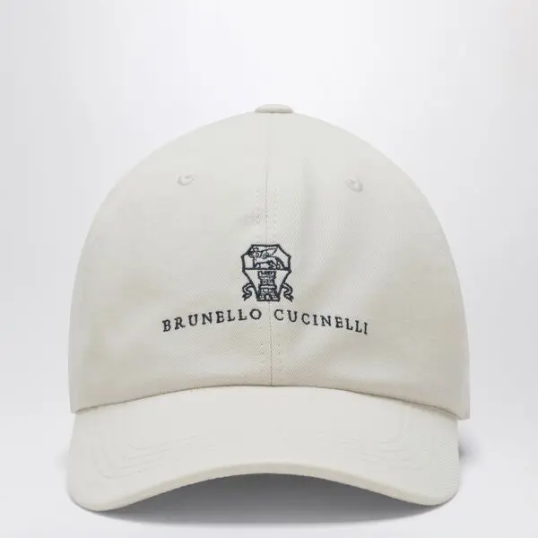 Brunello Cucinelli Cotton Baseball Cap - White