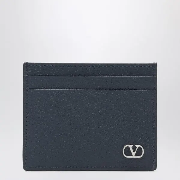Valentino Garavani Vlogo Signature Card Holder - Blue