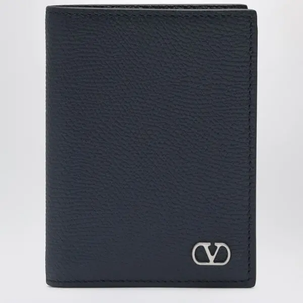 Valentino Garavani Vlogo Signature Cardholder Navy - Blue