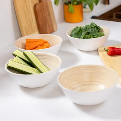 LEXA Salad Bowl Set - White