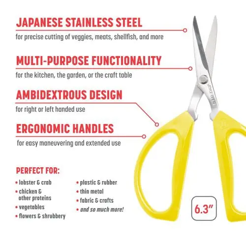 JOYCE CHEN Original Unlimited Kitchen Scissors 2-pack