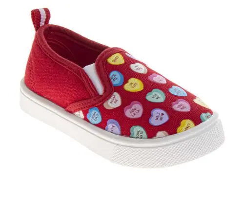 SWEETHEARTS Slip-on Shoes For Toddler Girls - Red Multi