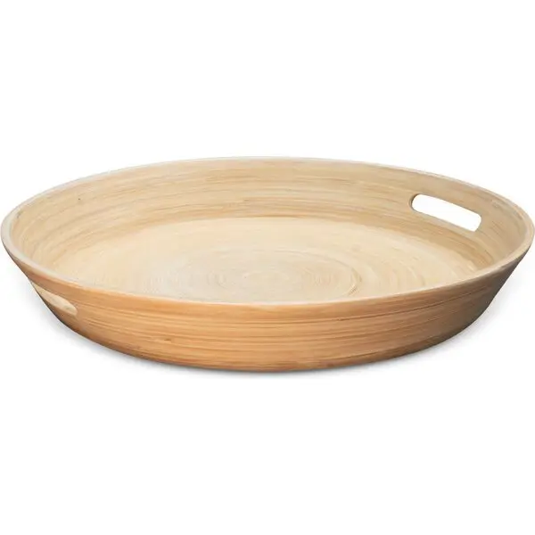 LEXA Serving Tray W/ Handles - Natural