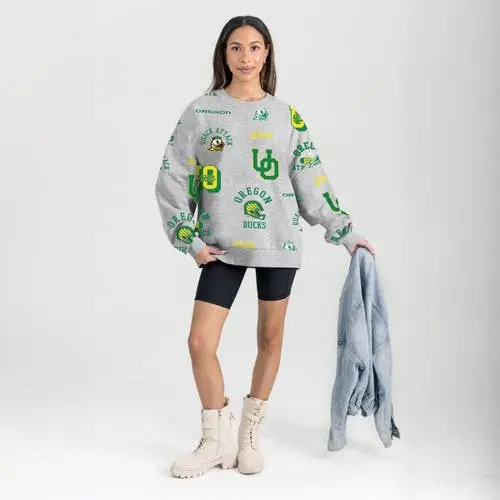 GAMEDAY COUTURE Oregon Ducks Always On Repeat Fleece Sweatshirt