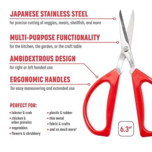 JOYCE CHEN Original Unlimited Kitchen Scissors 2-pack