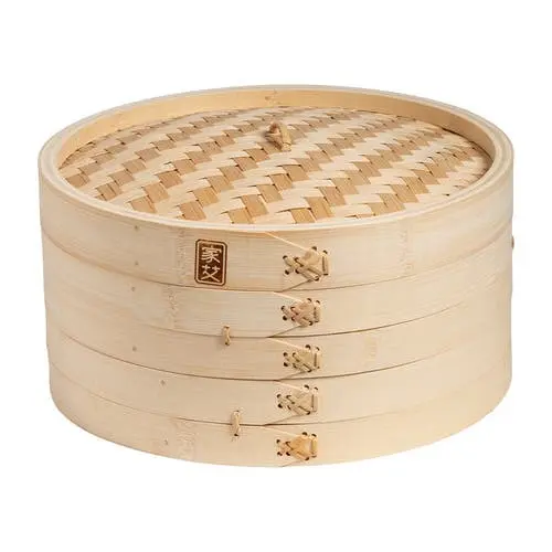 JOYCE CHEN 2-tier Steamer Baskets - Bamboo