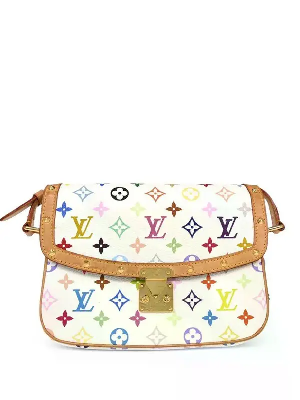 LOUIS VUITTON 2004 Sologne Monogram Shoulder Bag - White