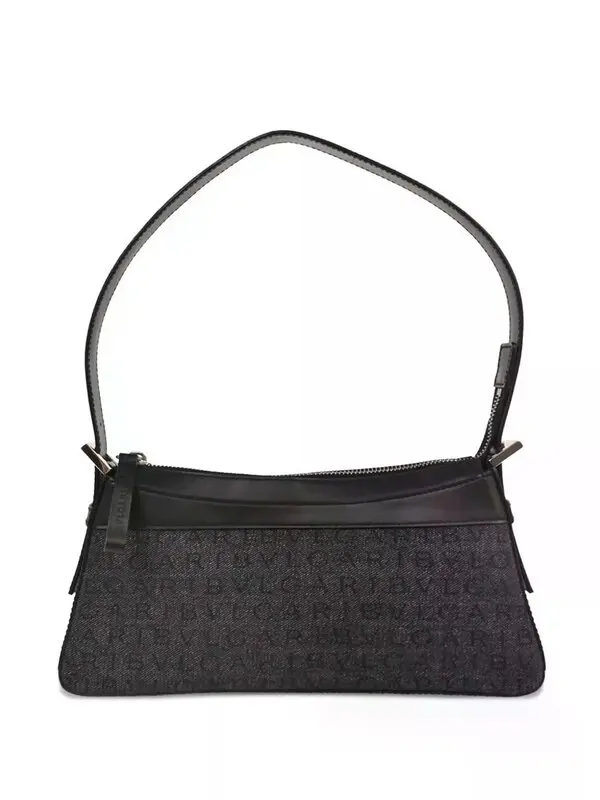 BVLGARI 1990-2000s Logomania Shoulder Bag
