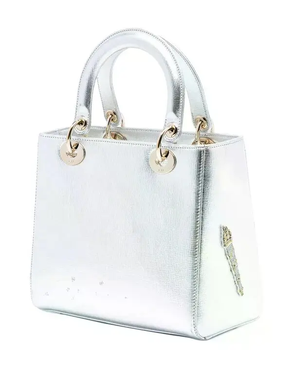 Dior Patch Embellished Calfskin Lady Satchel
