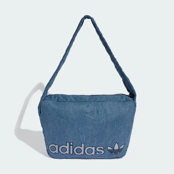 Adidas Shopper Washed Effect Bag - Light Denim
